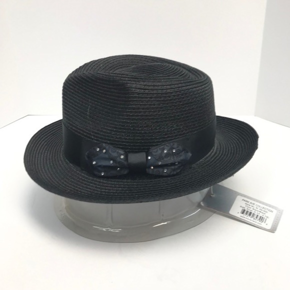 Steven Land | Accessories | Mens Steven Land Black Fedora Hat Park Ave ...